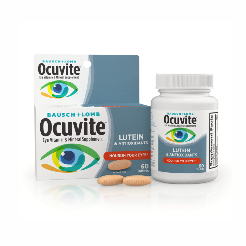 Ocuvite With Lutein Eye Vitamin & Mineral Supplement 120 Tablets